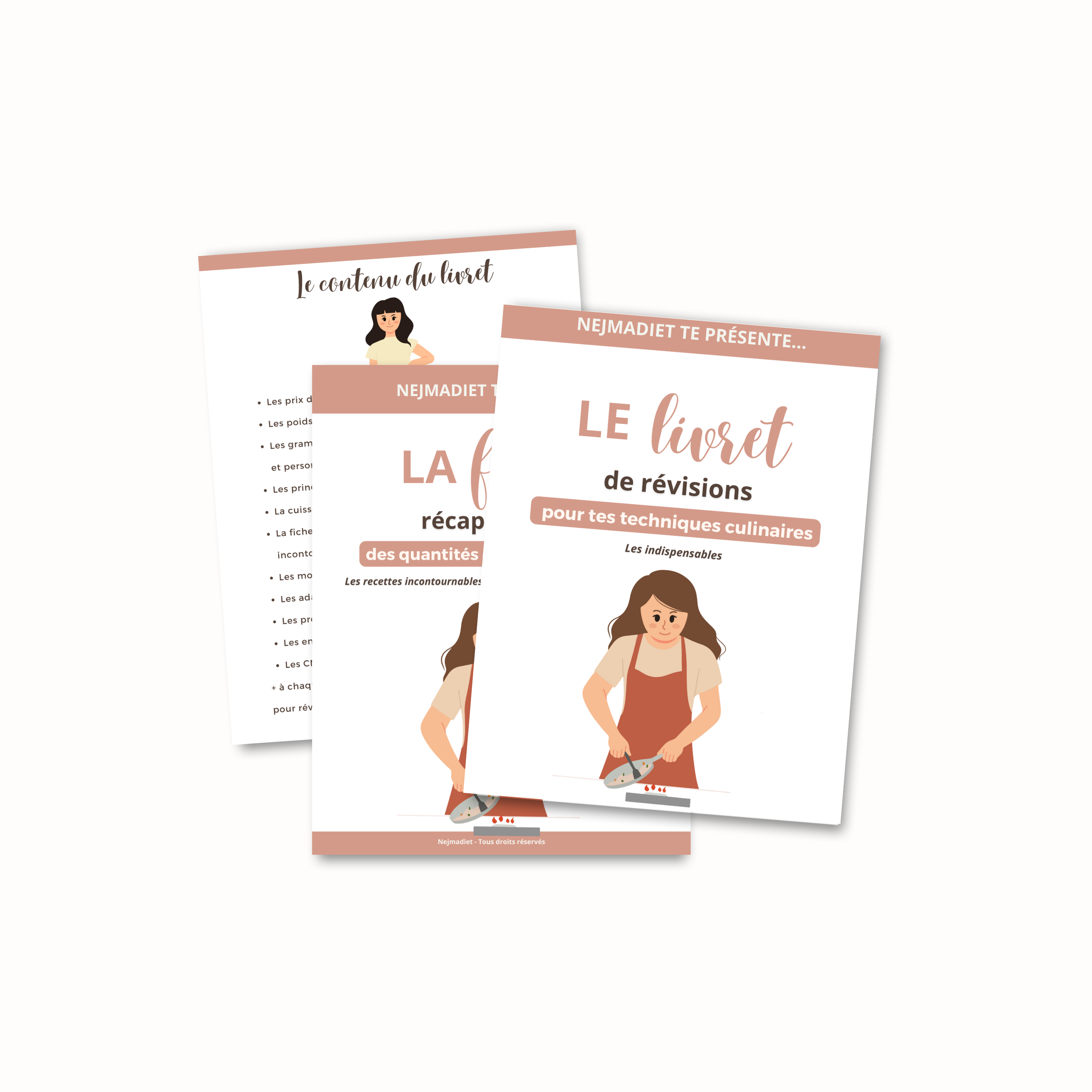 Pack Livret de Révisions ATA + Fiche A3 Recettes - BTS Diététique